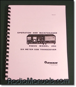 Swan 350 Instruction Manual