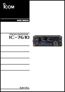 Ic 7610 manual