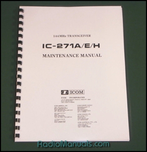 Icom Instruction and Service Manuals