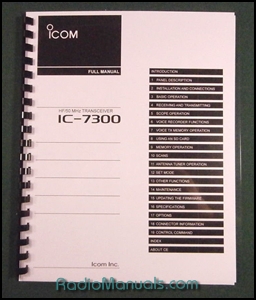 Icom IC-7300 Service Manual